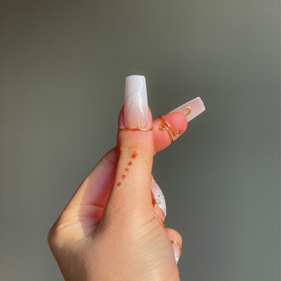 Wudu Nail Rings for Halal Nails, Adjustable and Reusable, Press on ...