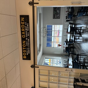 Large Boston Garden Rustic Wood Sign - Etsy