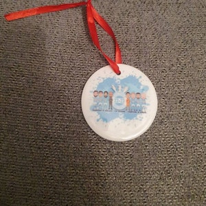 Arsenal Christmas Tree Decoration Flat Ceramic Bauble Arteta Saka Jesus ...