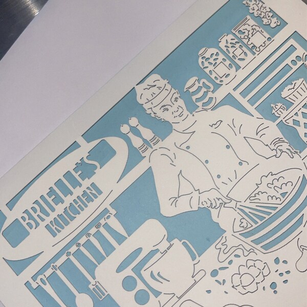 Chef!, Personalised Birthday Card, Cooking and Cookery Card, Kitchen ...