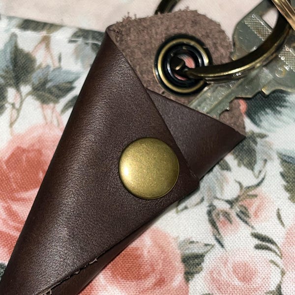 Personalized Leather Keychain Wrap | Key Wrap | Key Fob Customized With ...