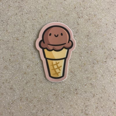 Mini Cinnamon Roll Vinyl Sticker Waterproof Phone Sticker Cute Cinnamon ...