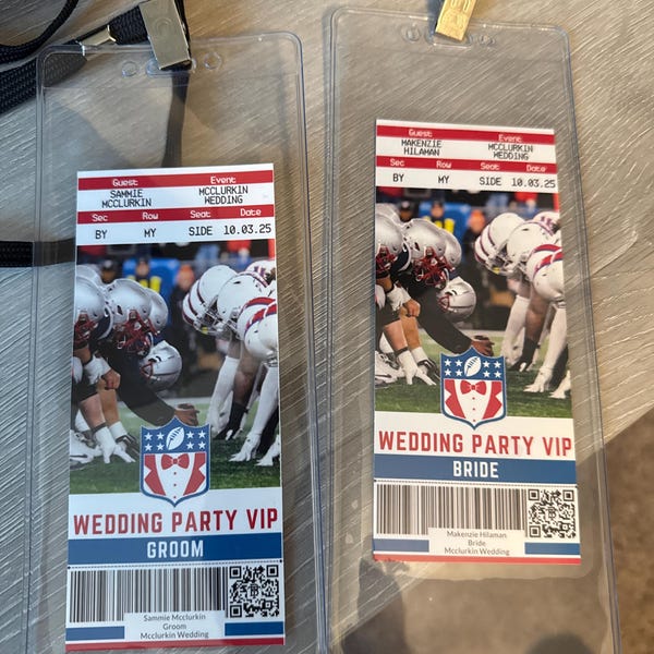 Groomsmen Proposal Ticket Football – Personalized Nfl-style Gift, Best ...