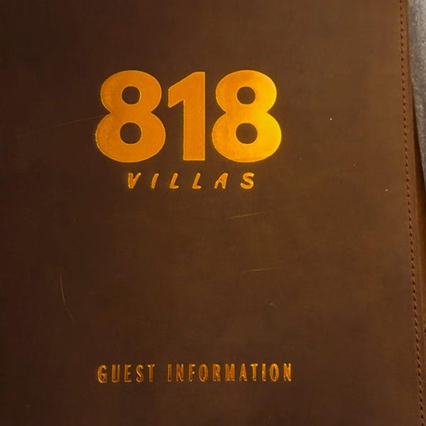 Menu Board With Ring Binder, Logo Engraved Menu Holder, Drink Menu ...