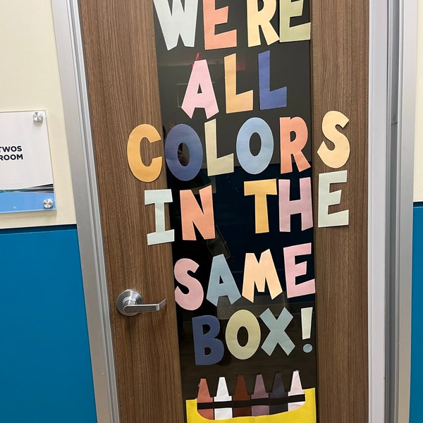Diversity Door Decor: Classroom Bulletin Board Set (digital Download ...
