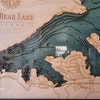 Seneca Lake Wood Carved Topographic Depth Chart / Map - Etsy