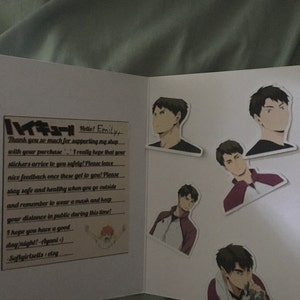 Haikyuu Tanaka/nishinoya Stickers - Etsy