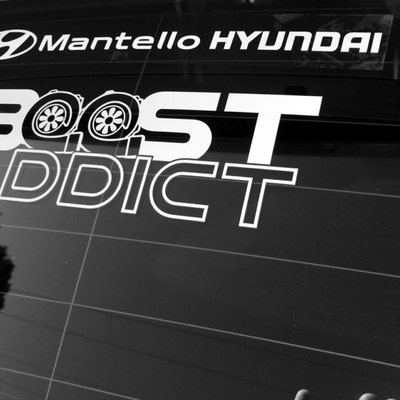 Boost Addict Vinyl Decal Sticker, Car Decals, Boost, Laptop Sticker ...
