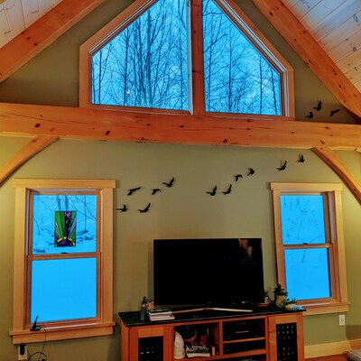 Bird Wall Art, Brass 14 Pieces, Black, Metal, Copper, Steel Birds, Wall ...