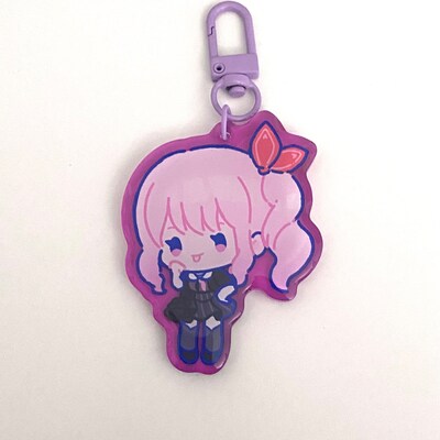 Colorful Stage Tinted Charm Keychain - Etsy