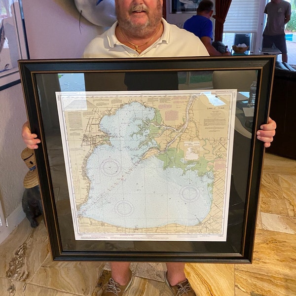 Framed Nautical Map 13236 : Cape Cod Canal, MA - Etsy