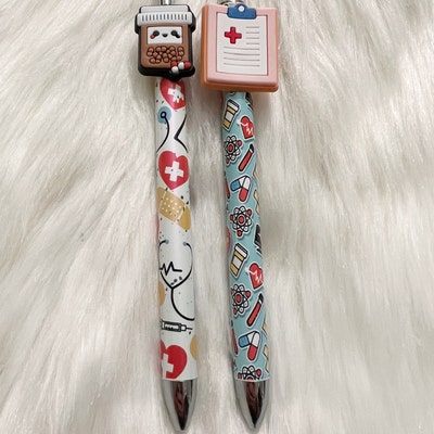 Nurse Pen Wrap, Medical Pen Wrap, Glitter Pen Wrap, Doctor Pen Wrap ...