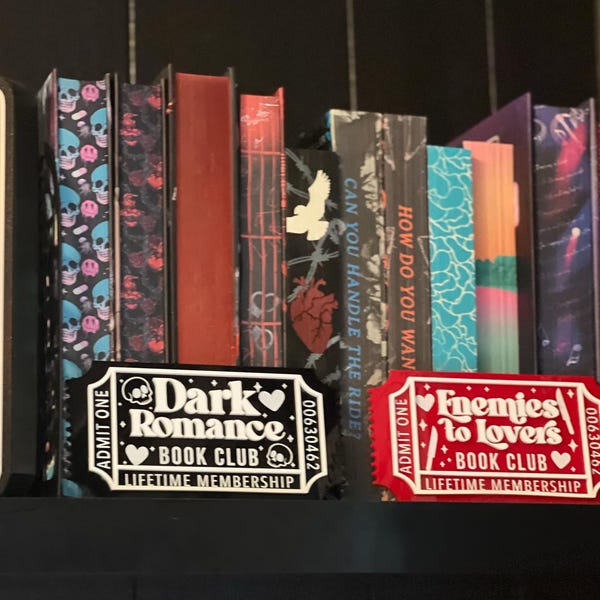 Bookish Ticket | Bookclub Ticket | Bookshelf Decor | Bookish Decor ...