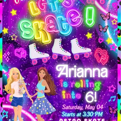 Barb and Ken Invitation, Barb Doll Pool Party Invitation, Summer Party ...