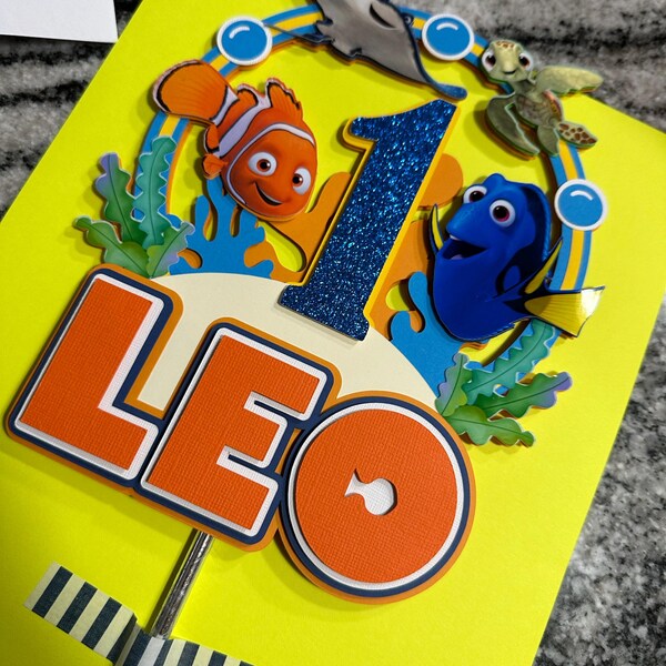 Nemo and Friends Cake Topper - Etsy