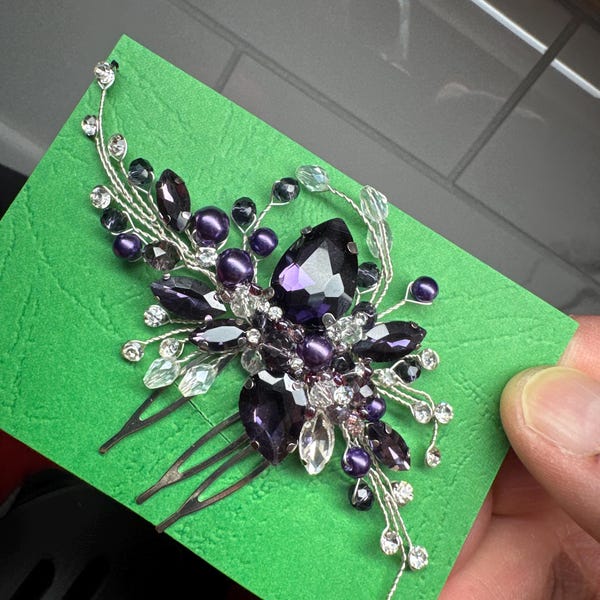 Black Wedding Crown, Gothic Wedding Crown, Spike Crown Black Tiara With ...