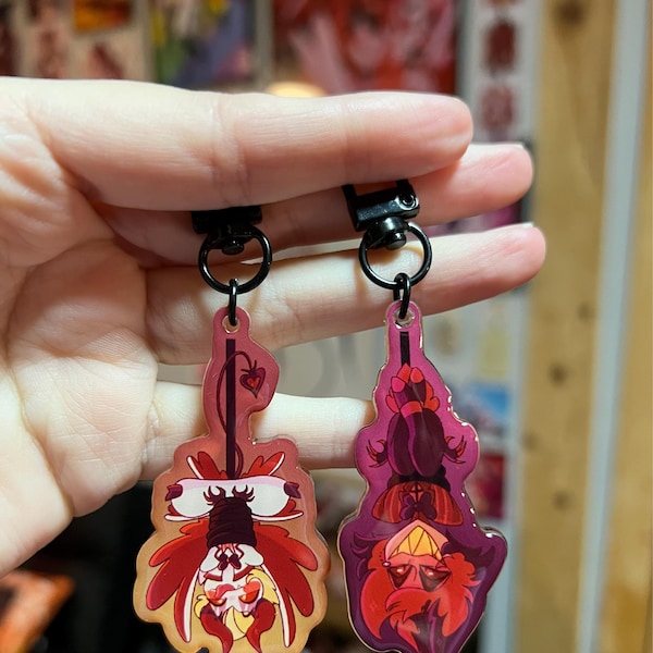 Hazbin Hotel Alastor , Lucifer Keychain ( PRE-ORDERS ) - Etsy