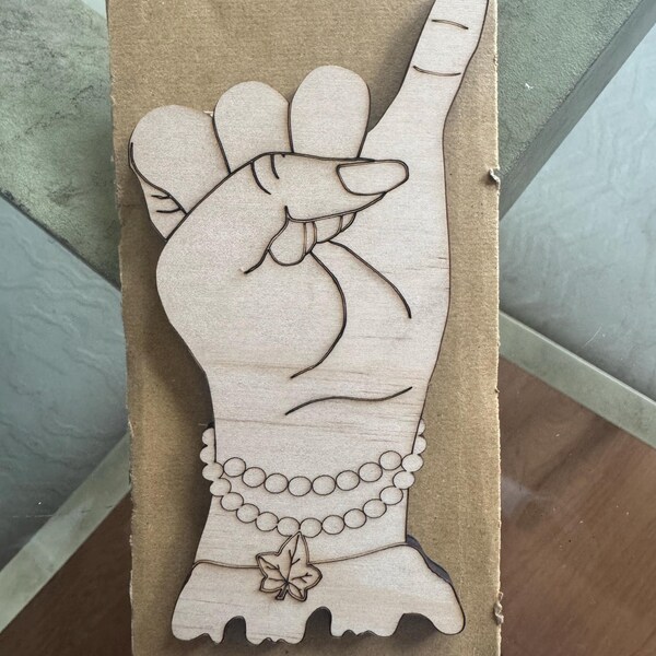 Sorority and Frat Hand Symbols | Laser Cut Unfinished Wood Ready to ...