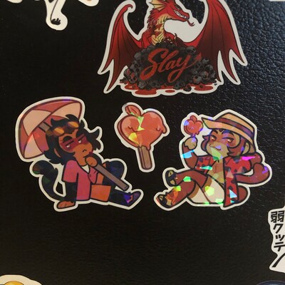 LMK Summer Vinyl Sticker Sheet 4x6 Inch Wukong Macaque MK Vinyl Holo - Etsy