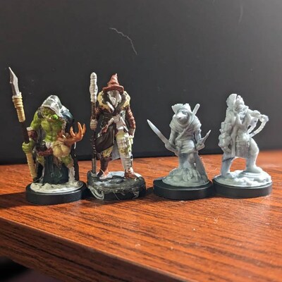 RAVEN FOLK Miniature Dungeons and Dragons Cthulhu Pathfinder War Gaming ...