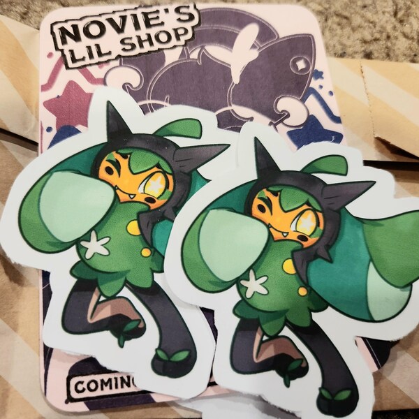 Ogerpon Cute Vinyl Sticker - Etsy