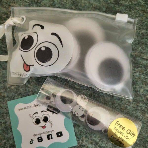 Ultimate Googly Eyes Bundle 5 Zip Bags 388PCS Easy Peel & Stick Multi ...