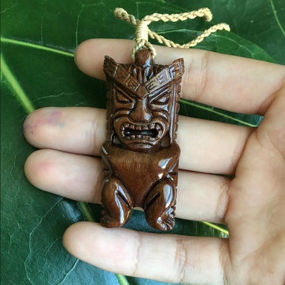 Hawaiian Symbol of Peacemaking Mpatapo Polynesian Natural Koa - Etsy