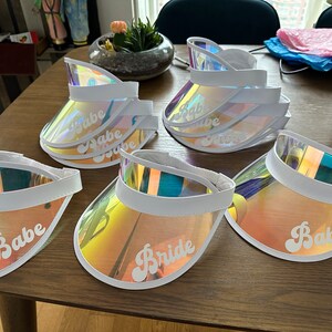 Personalized Bride Visor Bachelorette Visors Bachelorette Party Sun ...