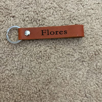 In MEMORY Of, MEMORIAL KEYCHAIN, Memorial Leather Gift, Remembrance ...