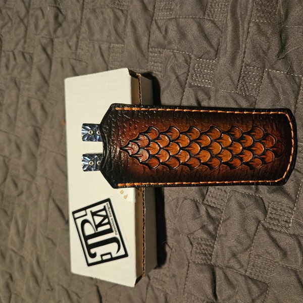 PICK YOUR COLOR Leather Bali Burrito/balisong Sheath *please Read ...