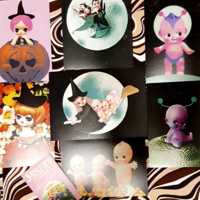 Kewpie Bat Print 5 X 7 BAT RIDE - Etsy