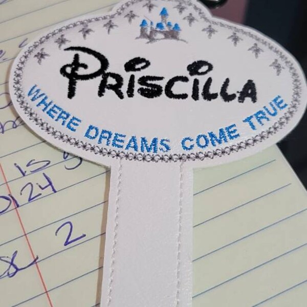 Mouse Ear Strap | Personalized Ear Saver | Ear Fob | Cast Member Badge ...