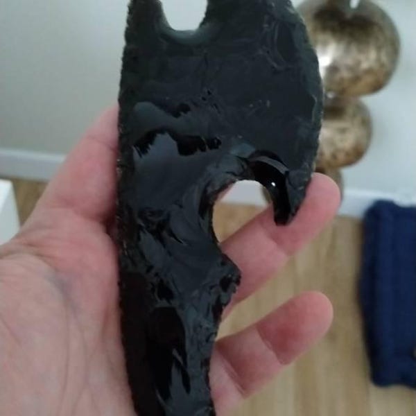 Obsidian Arrowheads Obsidian Arrowheads Handmade Arrow Crystal Hand ...
