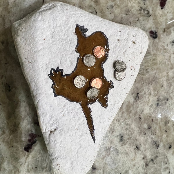 7 Miniature Coins, Dollhouse Coins, Miniature Penny, Miniature Nickel ...