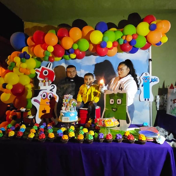 Number Blocks Character Stands, 24in Tall, Party Signs, Cutouts ...