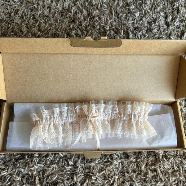 Ivory Lace Garter Set, Ivory Wedding Garter Set, Ivory Garter Set ...