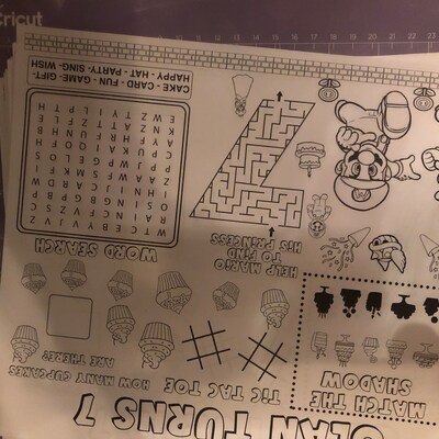 Robot Birthday Party Activity Sheet Robot Party Favor Autobots Theme ...