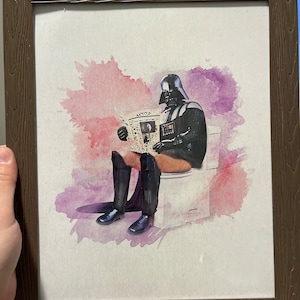 Spa Wars BATHROOM Art, VADER on Toilet, Spa Wars Bathroom Decor - Etsy
