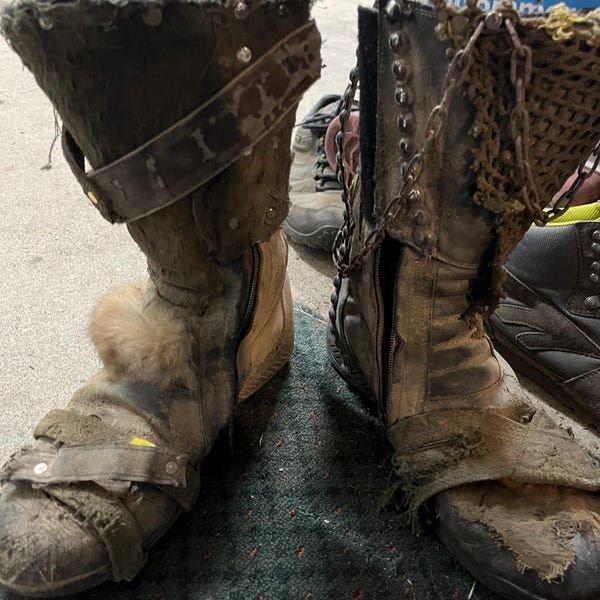 Weathered Post Apocalyptic Biker Boots - Etsy