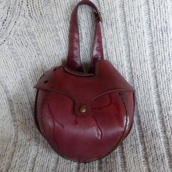 Digital Leather Heart Bag PATTERN - Witches Gear - Etsy