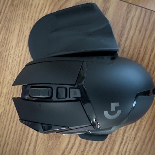 Pinky Rest Adapter, Ergonomic With PTFE Skates for Logitech G502X (all ...
