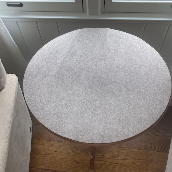 Large Round Pad/ Felt Table Cover/ Customizable Sizing - Etsy