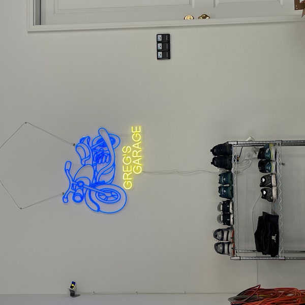 Custom Motor Sign, Motor Neon Sign, Motor Wall Decor, Motorbike Led ...