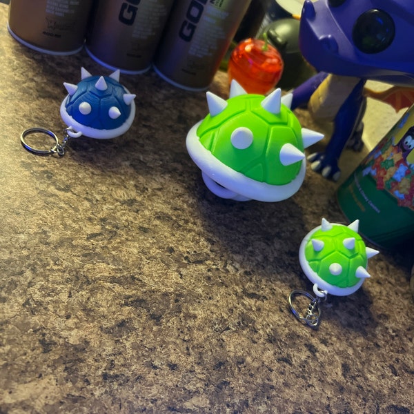 Super Mario Turtle Shell Blue Shell With Wings Game Cartridge Holder ...