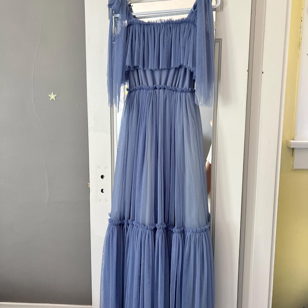 ISABELLA Bridesmaids and Junior Bridesmaids Gown. Tulle Dress in Custom ...