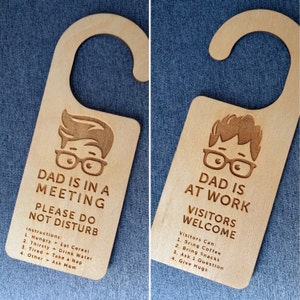 ADHD Genius, Do Not Disturb, No Distractions, Work Door Hanger, Home ...