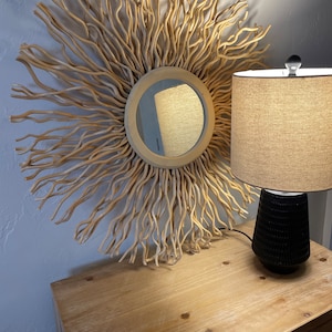 Authentic Mulberry Wall Decor-round Sunburst Decoration-handcrafted ...