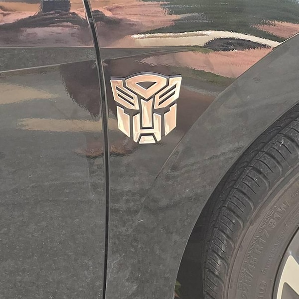 Autobot or Decepticon Plastic Car Emblem - Etsy