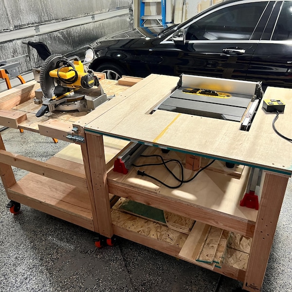 Multi Use Flip-top Workbench Plans - Digital Build Plans - Etsy