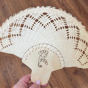Mexican Woven Hand Fans / Wooden Wedding Favors / Custom Fans | Etsy